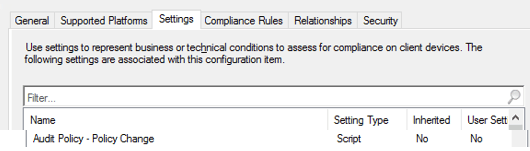SCCM Baseline Compliance - Auditpol /get /category:"Policy Change ...