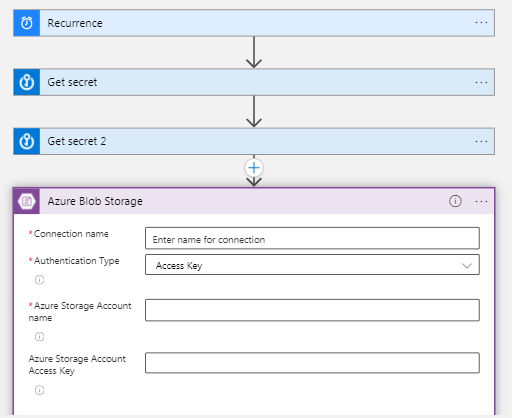 Get Azure Blob Storage Account Key From Azure Key Vault In Logic App And Pass It As A Parameter