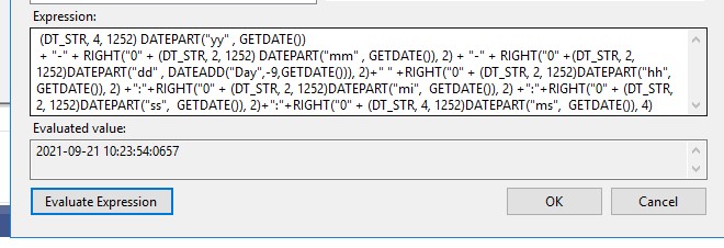 Dateformat Help In Ssis Variable Microsoft Qanda