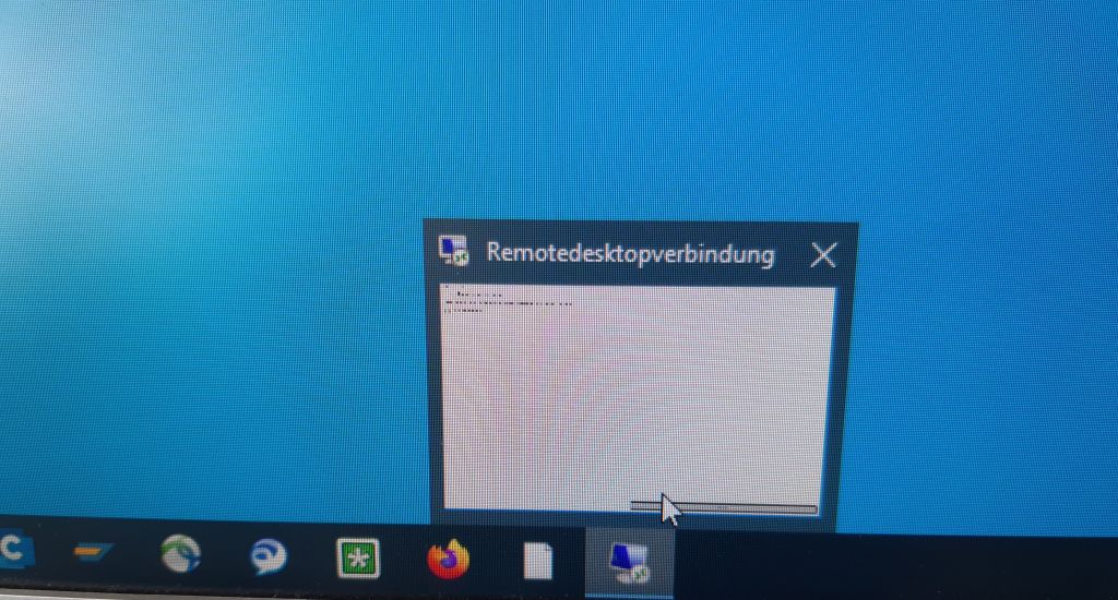 Problem RDC Connection Windows 10 login not possible - Microsoft Q&A