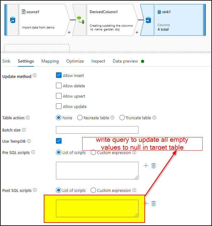 Mapping Data Flow Format Date Exception Microsoft Qanda