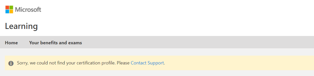 Unable to download Certificiate and Transcript from the Microsoft ...