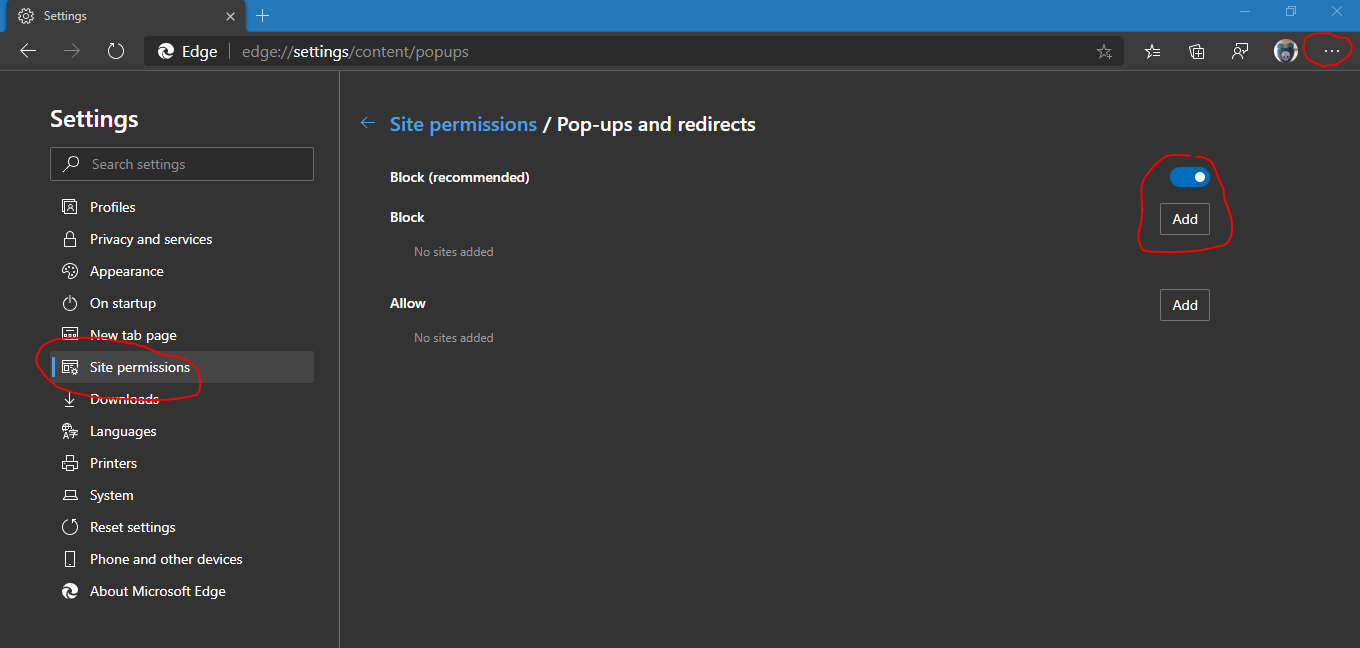 EDGE ADS - How to turn off the ads from showing - Microsoft Q&A