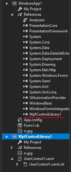 Creating A Wpf Custom Control In Windows Form But With Error Message 2896