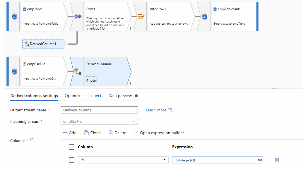 Data Flow Delete If Setting In Alter Row Microsoft Qanda