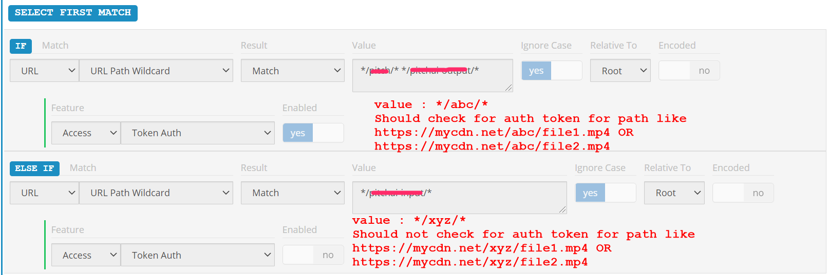 How can I add Conditional CDN Authentication in Verizon CDN Rules ? - Microsoft Q&A