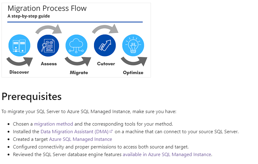 Dma And Dms From On Premise Sql Server To Azure Sql Managed Instance Microsoft Qanda