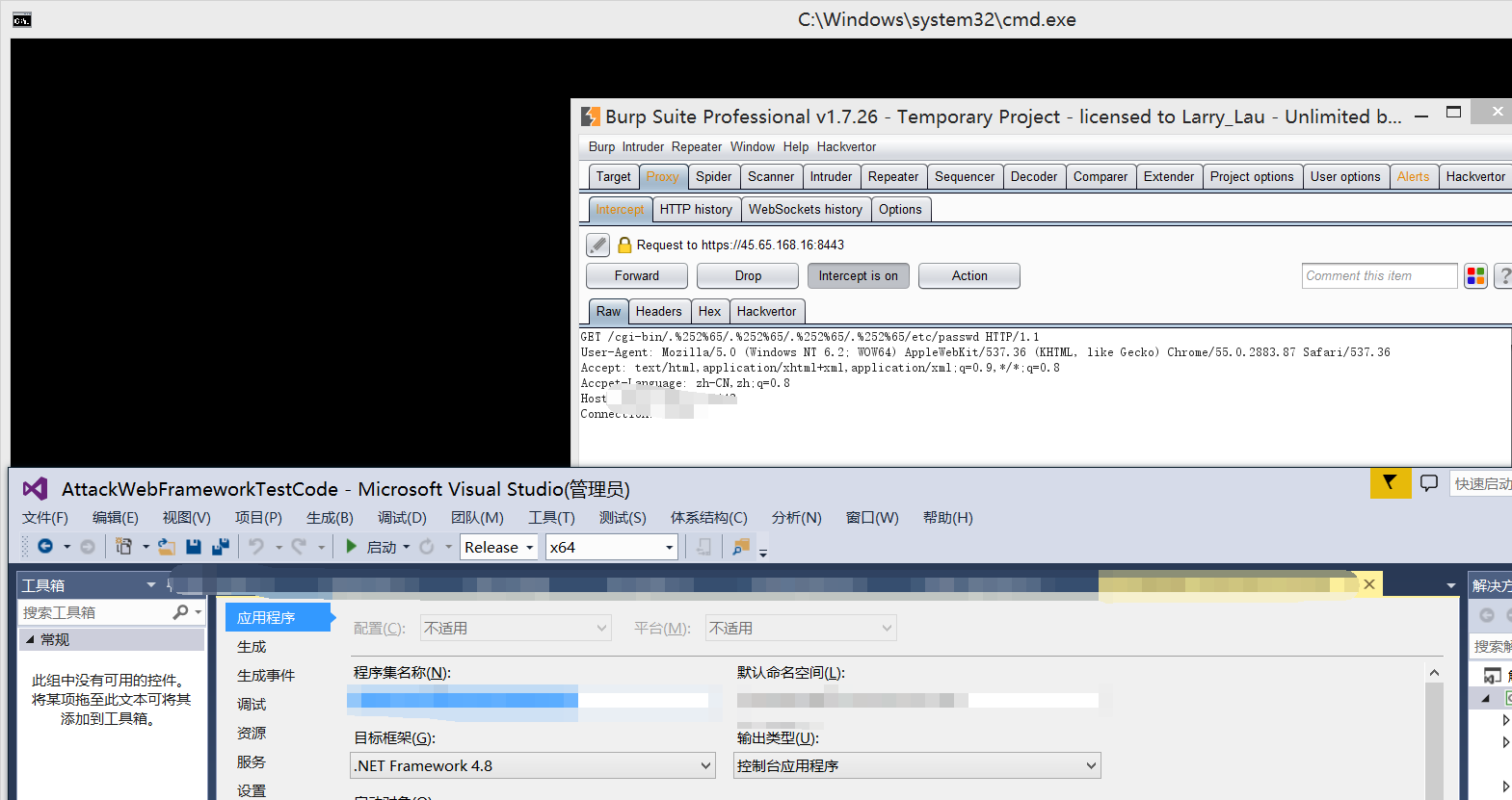 .net framwork bug???use .net framwork 4.5.1 send httprequest the url with %2e it decode dot but ...