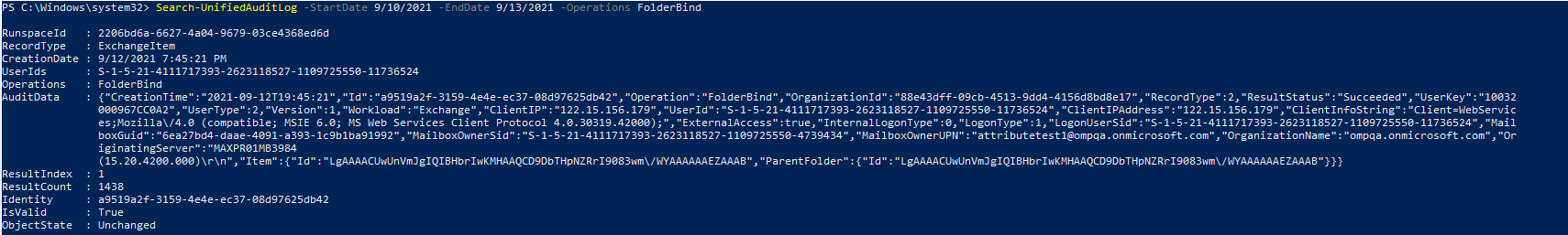 Why SID is Shown in User instead of UPN for Search-UnifiedAuditLog? - Microsoft Q&A