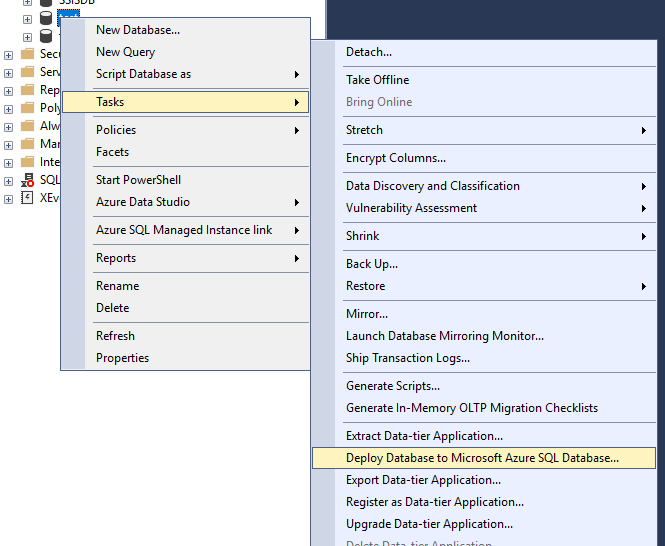 How do I back up a SQL database to Azure from Microsoft SQL Server ...