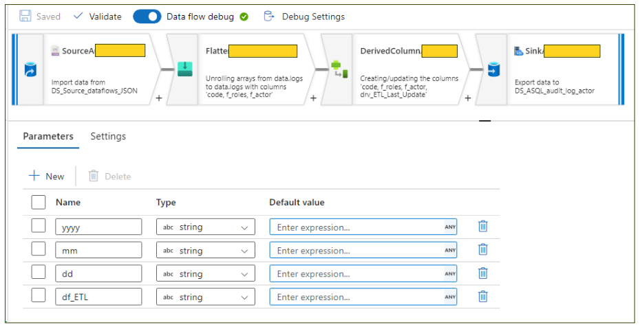 issue parsing the expression body('DataFlow1ComposeRuntimeVariables ... issue parsing the expression body('DataFlow1ComposeRuntimeVariables ...