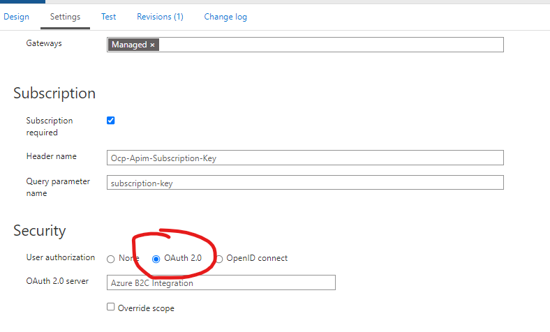 Enabling AD and B2C authorization for APIM Developer portal - Microsoft Q&A