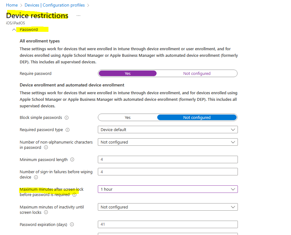 How can set the grace period in shared iPad - Microsoft Q&A