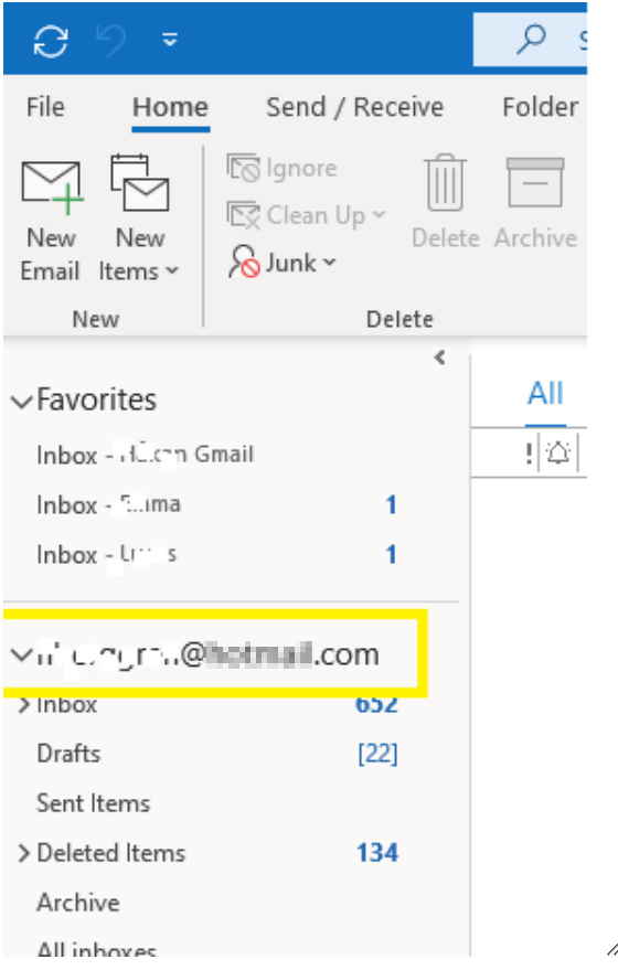 Change the name of my Outlook 365 email account on Microsoft Outlook in ...