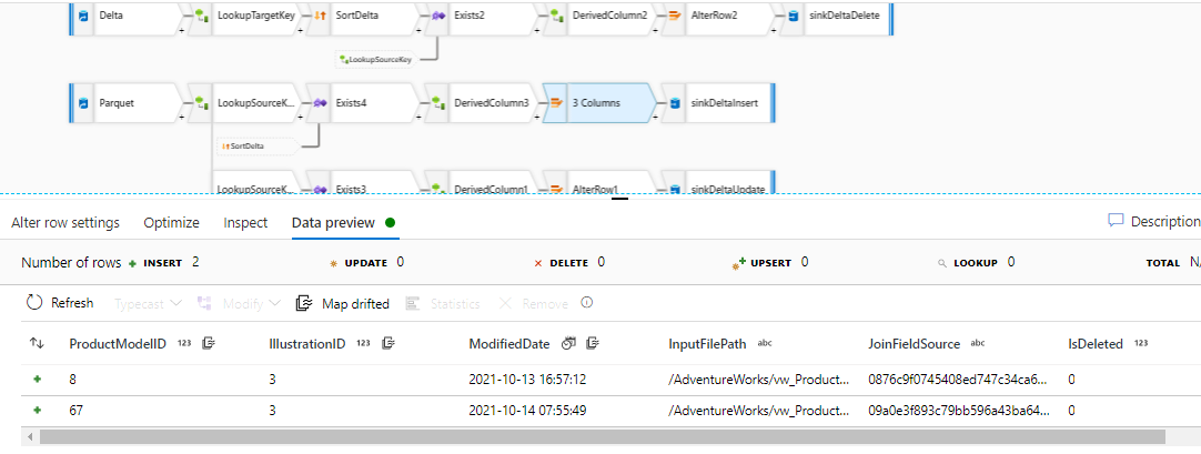 Alter Row - update issue - Microsoft Q&A