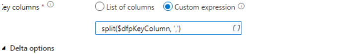 delta sink - setting tab - key columns - Microsoft Q&A