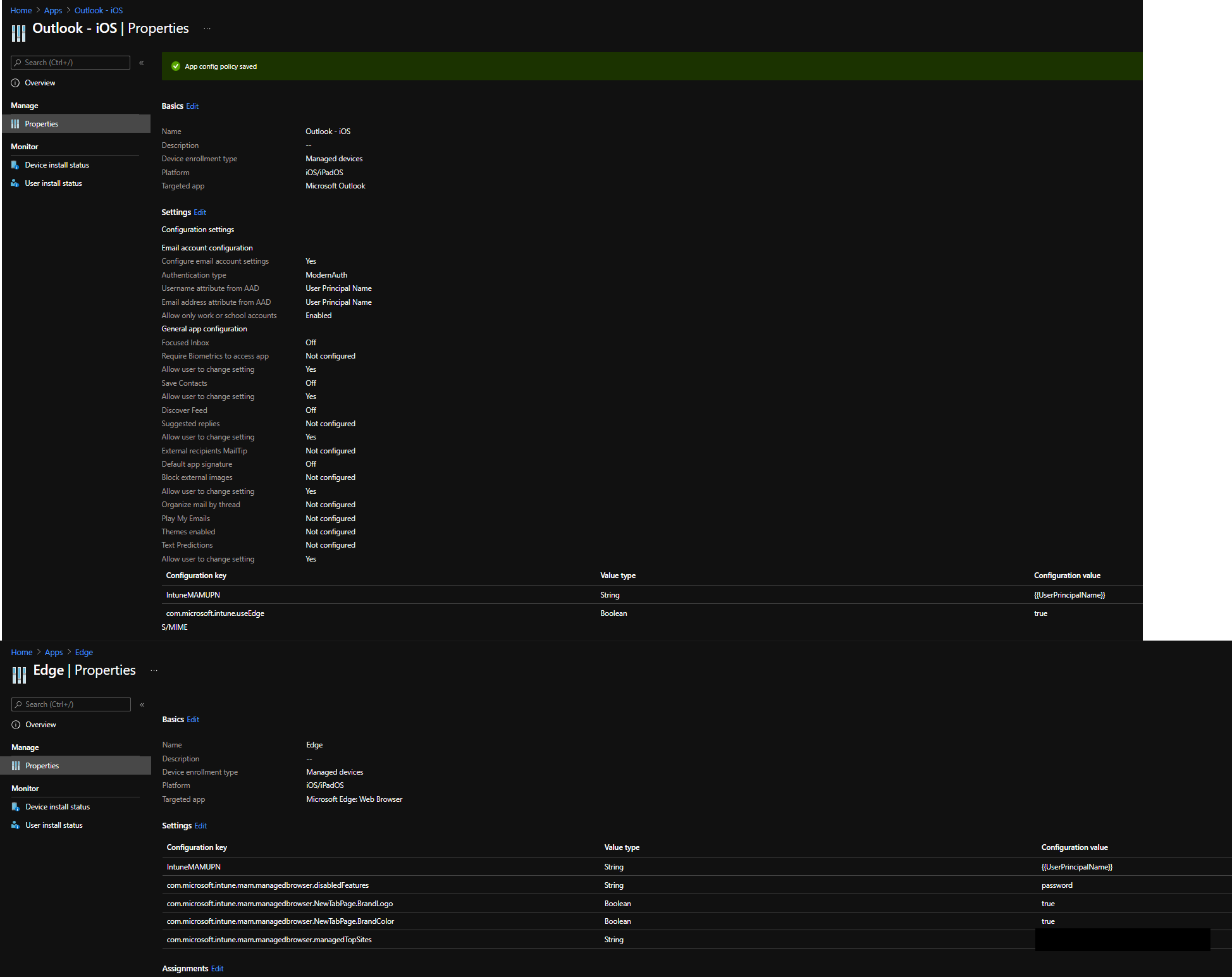 Confilict With Other Apps Configuration On Ios Microsoft Qanda