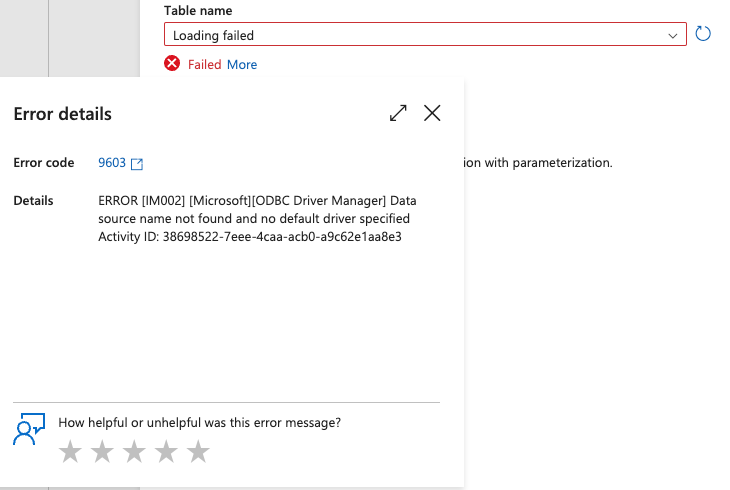 Teradata Test Connection Working With Advanced Json Formatted Odbc Service Not After Applying