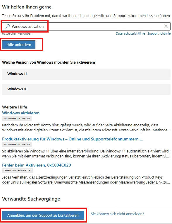 wie behebe ich errorcode 0xc004f213 - Microsoft Q&A