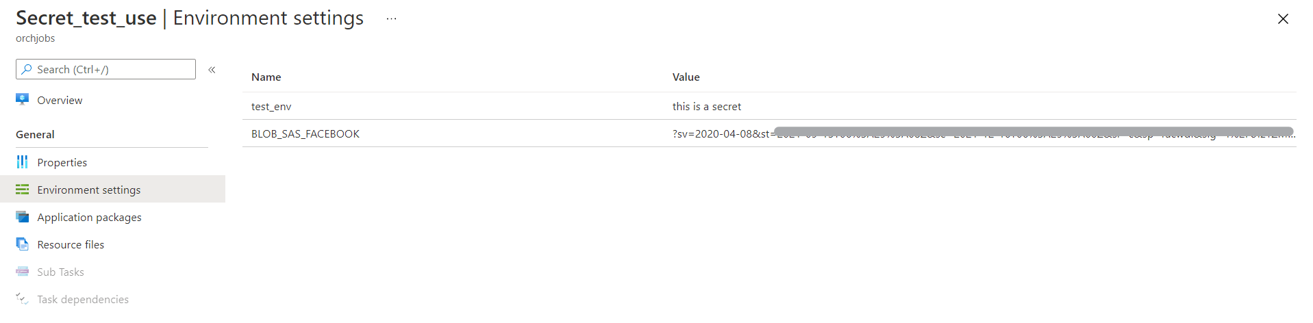 How To Use Secrets From Keyvault In Azure Batch Without Them Being Exposed In The Portal