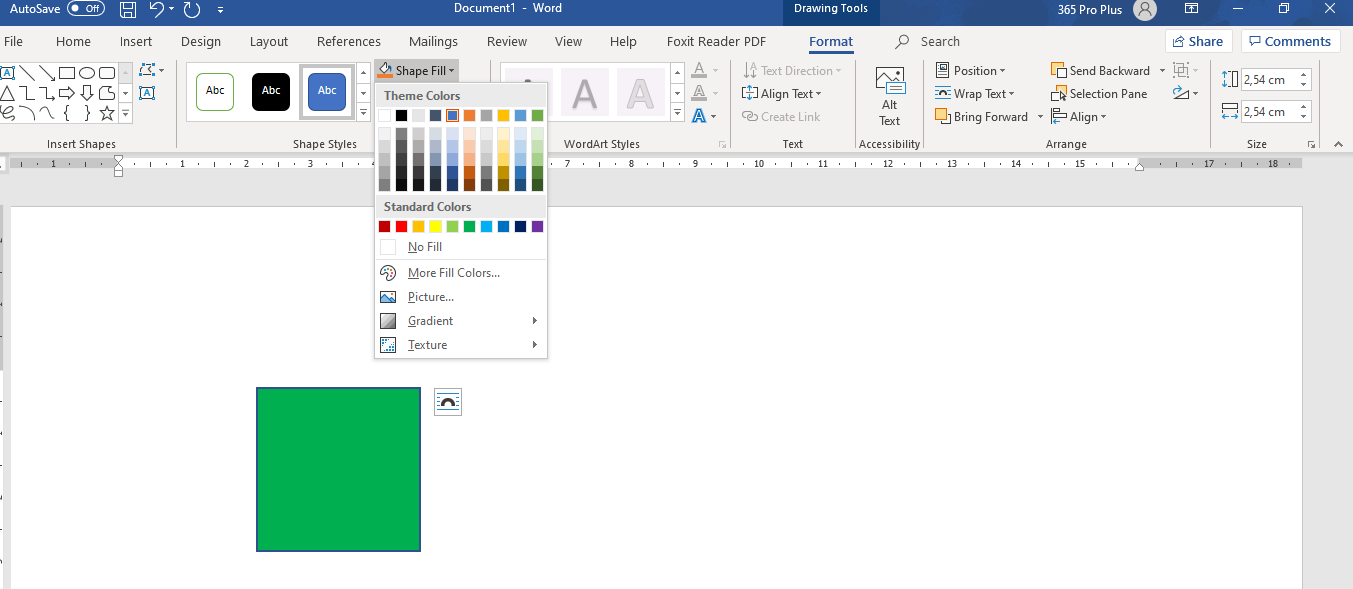 Where is Eyedropper tool in Word Office 365? - Microsoft Q&A