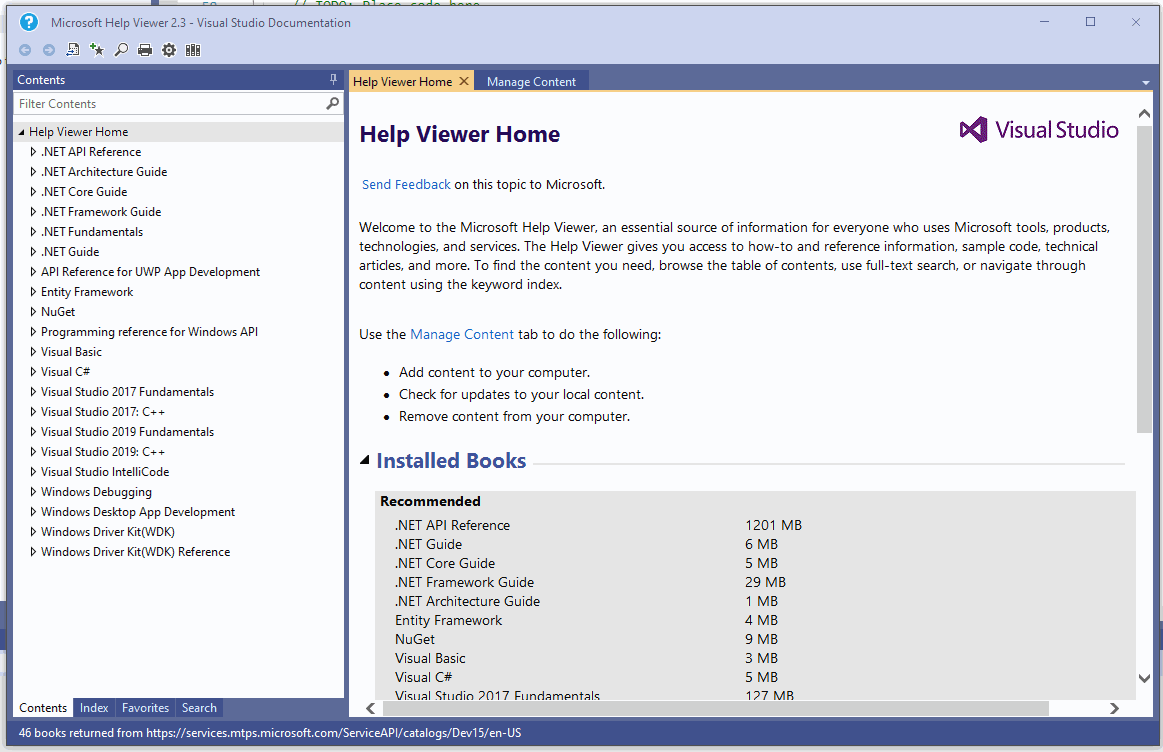 Use of Help Viewer in Visual Studio 2015 to select DialogBox ...