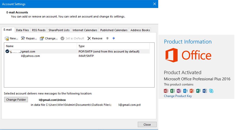 Path Of Ost And Pst Files Of Microsoft Outlook In Windows Microsoft Qanda