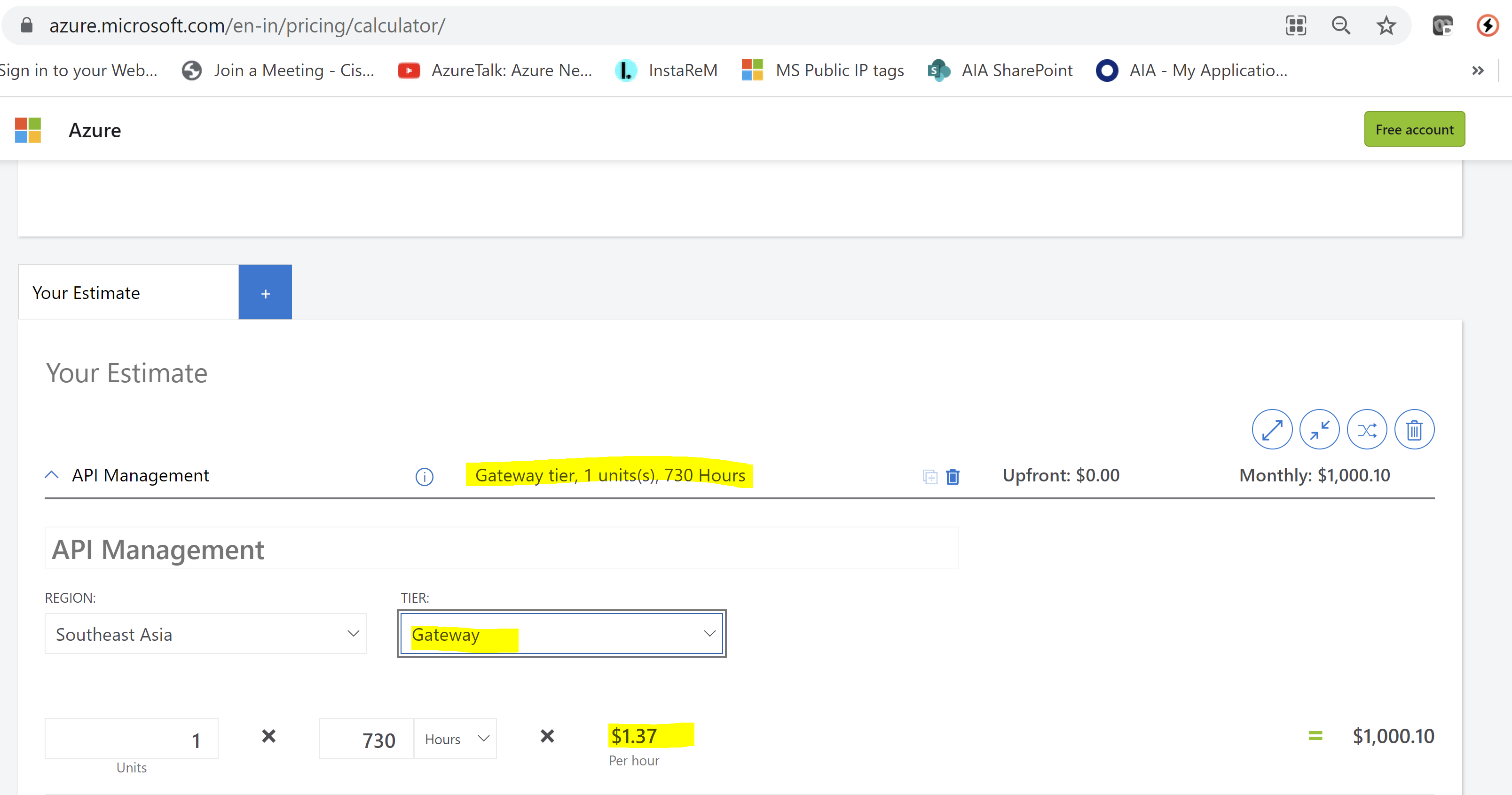 I have to create APIM service for production use, so i am looking for features for high ...