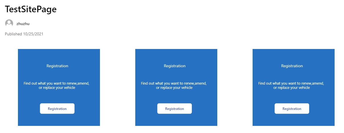 How i can show 3 boxes beside each other inside a SharePoint modern ...