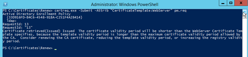 What is the best pratice Exchanage Server 20169(CU21) Certificate has ...