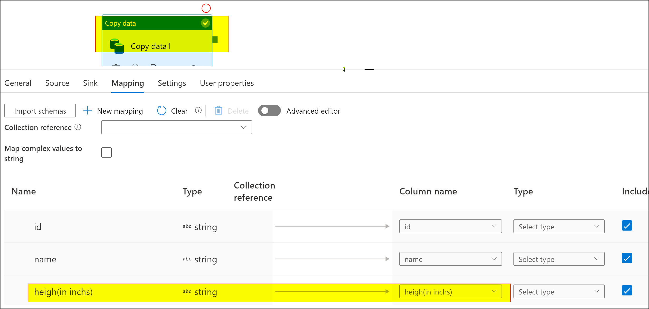 Unexpected Character While Parsing Path Indexer Tsourcenewtonsoftjson Azure Data Factory