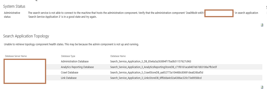 Unable To Create New Service Search Application - Microsoft Q&A