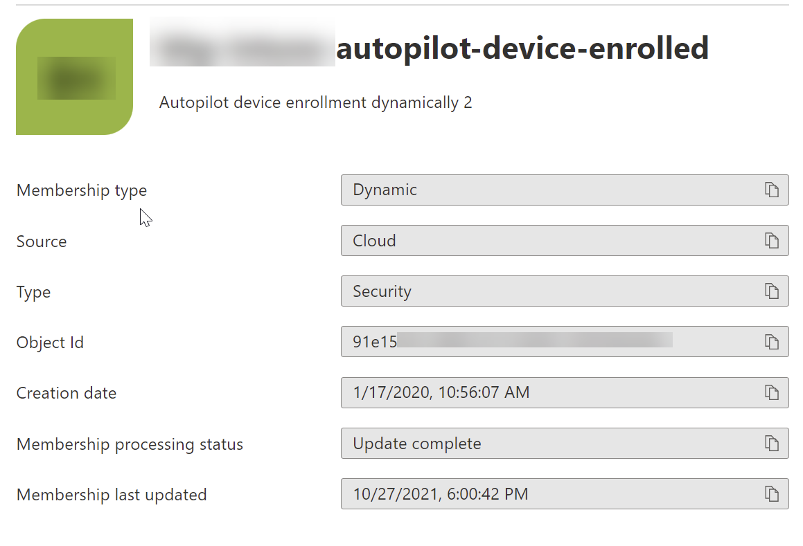 Dynamic SG won't get update - Microsoft Q&A