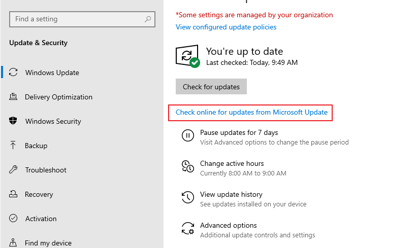 windows 10 gettng update - Microsoft Q&A