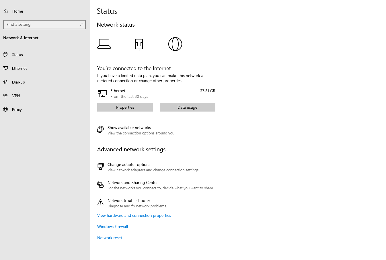 How to enable or disable status page windows 10 settings page ...