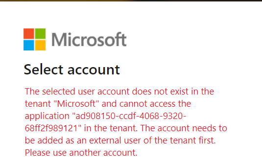 Cannot Login to MSRC Security Guide - Microsoft Q&A