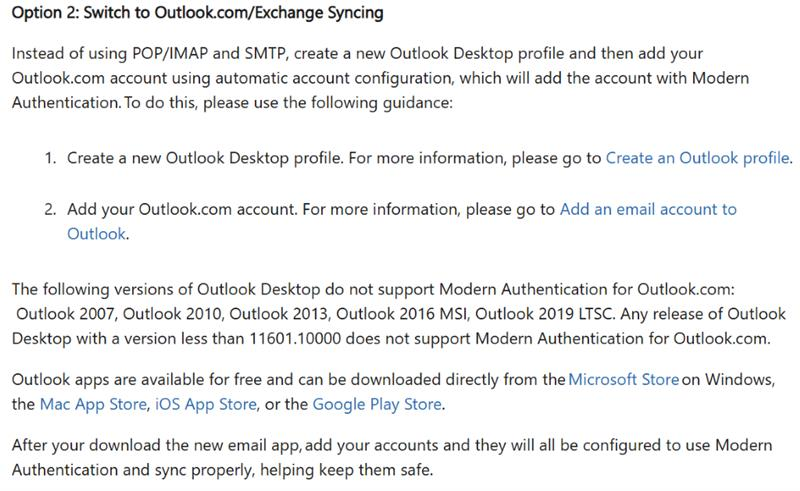 I have Outlook 2016, how do I get the annoying pop up messages telling ...