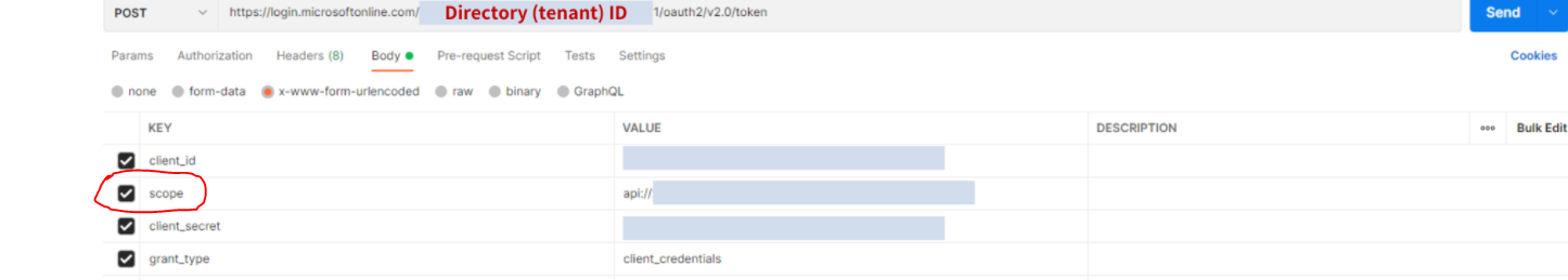 Graph Api Error Invalidauthenticationtoken Error When Requesting Omlinemeeting Createorget