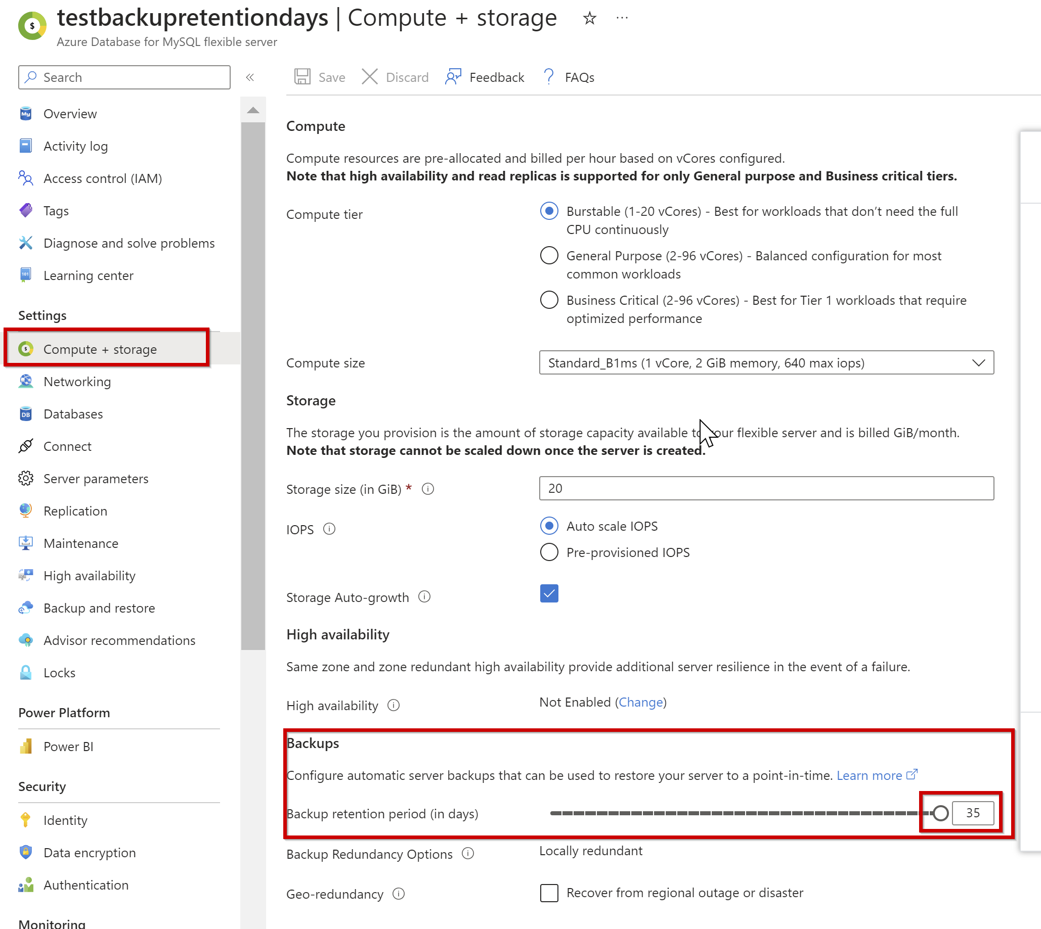 How To Increase Mysql Flexible Server Retention From 7 To 15 In Azure Microsoft Qanda
