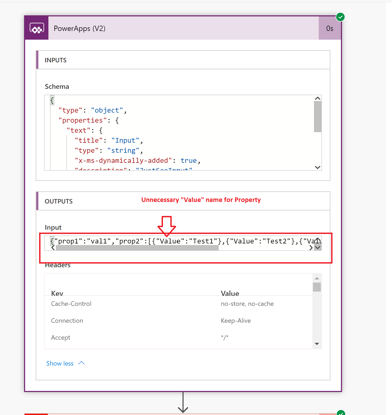 JSON function in PowerApps is adding unnecessary JSON function in PowerApps is adding unnecessary