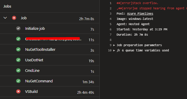Azure pipeline unable to build solutiuon - Microsoft Q&A Azure pipeline unable to build solutiuon - Microsoft Q&A