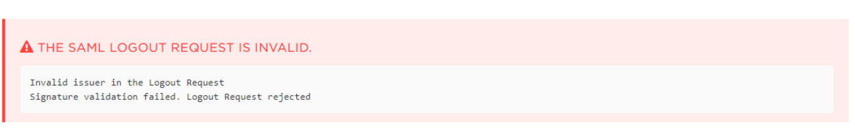 My Service Provider cannot validate Saml Logout Request from azure successfully. - Microsoft Q&A