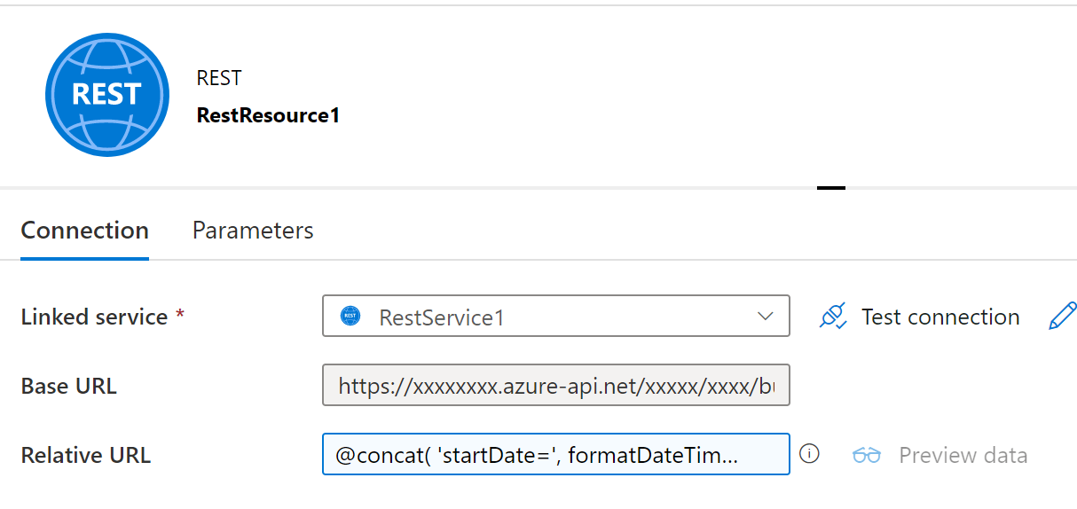 Adf Rest Api Pass Dinamically Startdateandtime And End Date Time To The Api Microsoft Qanda