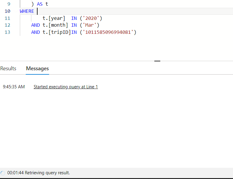 why adding filepath slows down the query ? - Microsoft Q&A
