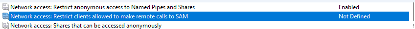 2 remote calls to the SAM database have been denied - Microsoft Q&A