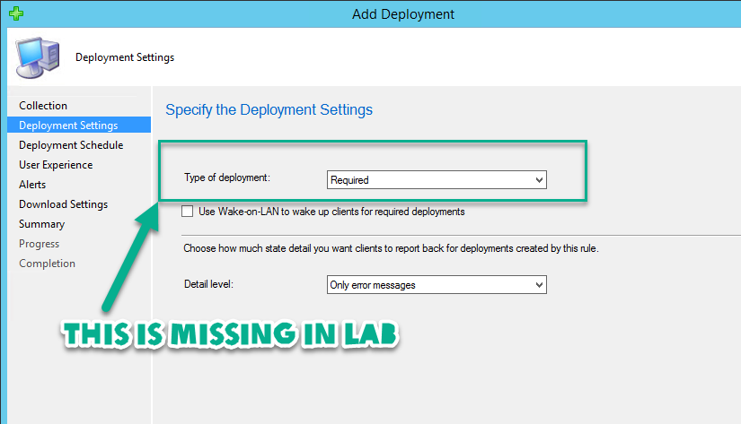 Cannot choose Type of Deployment when deploying updates - Microsoft Q&A