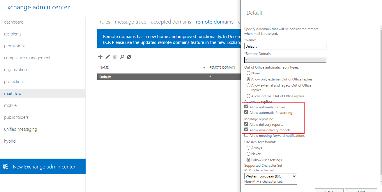 About transport rule message types - Microsoft Q&A