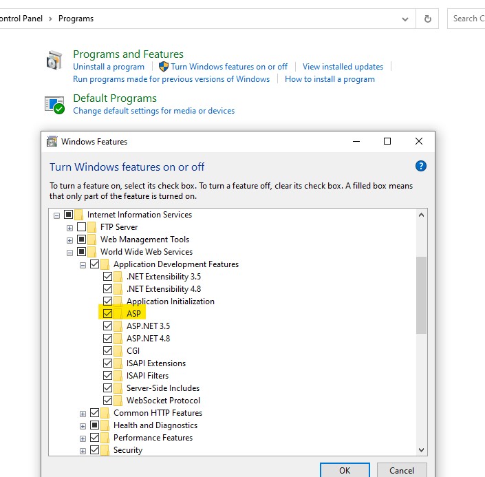 Classic ASP on Windows 11 IIS - Microsoft Q&A Classic ASP on Windows 11 IIS - Microsoft Q&A