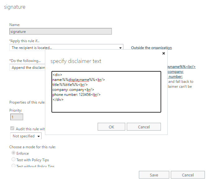 Automatic Signature - Microsoft Q&A