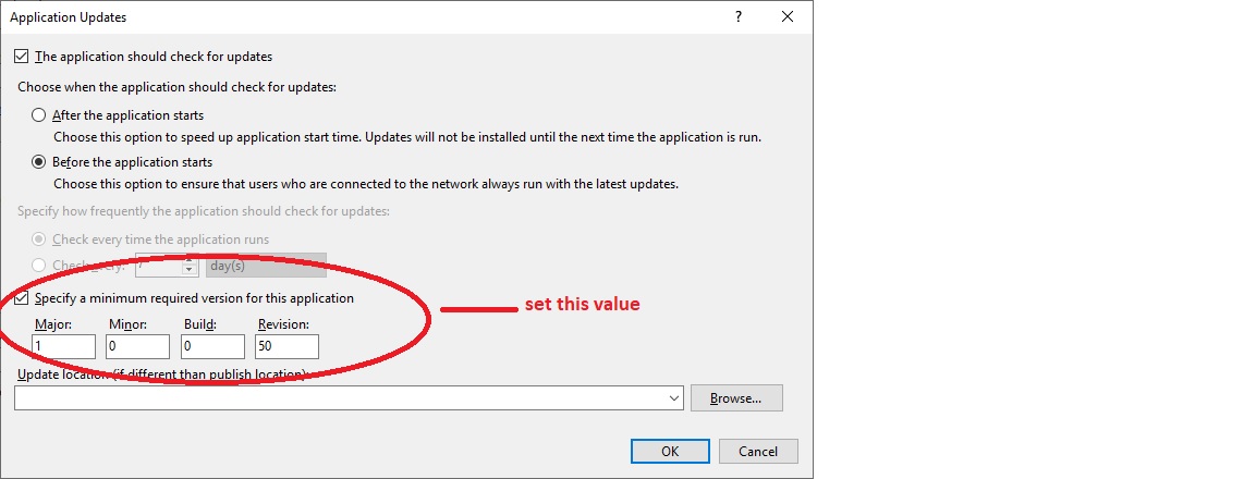 Wpf Application Does Not Check For Updates When Installing Microsoft Qanda